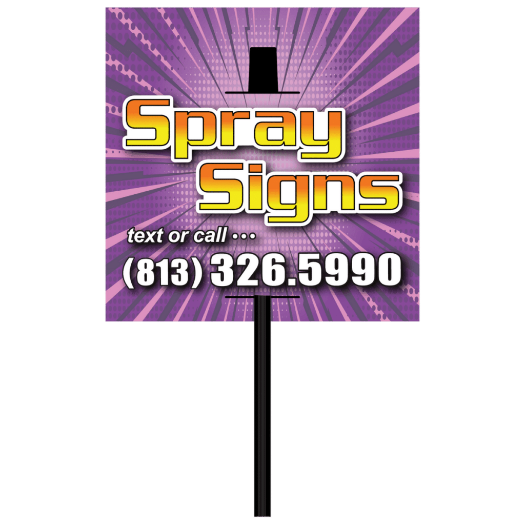 Order | Spray Signs