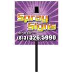 6" x 6" Spray Signs | Spray Signs