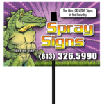 6" x 9" Spray Signs | Spray Signs