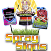 Standard Package | Spray Signs